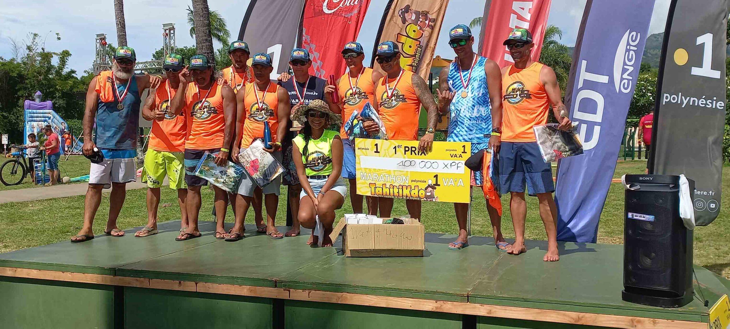 Va'a : Shell Va'a vainqueur du Marathon Polynésie la 1ère - Sports Tahiti